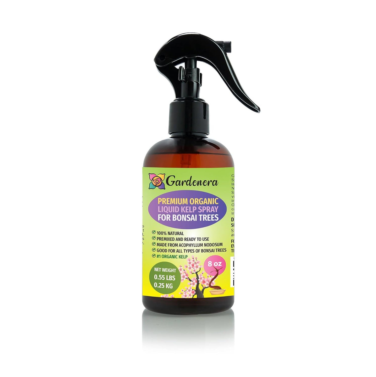 Gardenera Premium Organic Liquid Kelp Spray for BONSAI - 8 oz - Seawee ...