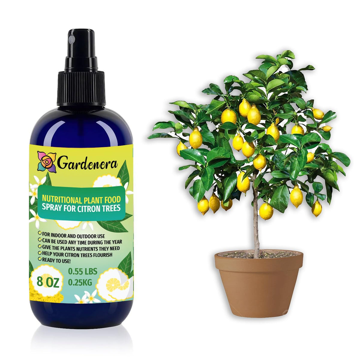 Gardenera Premium Nutritional Plant Food Spray for CITRON - Balanced N ...
