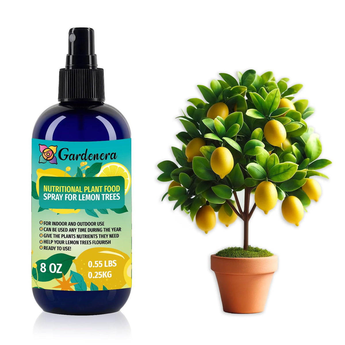 Gardenera Premium Nutritional Plant Food Spray for LEMON - Balanced Nu ...