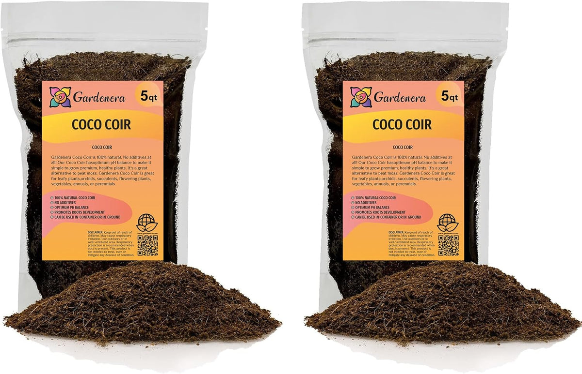 PREMIUM Organic Coconut Coir Mix for Home Gardening - 10 QUART - All N ...